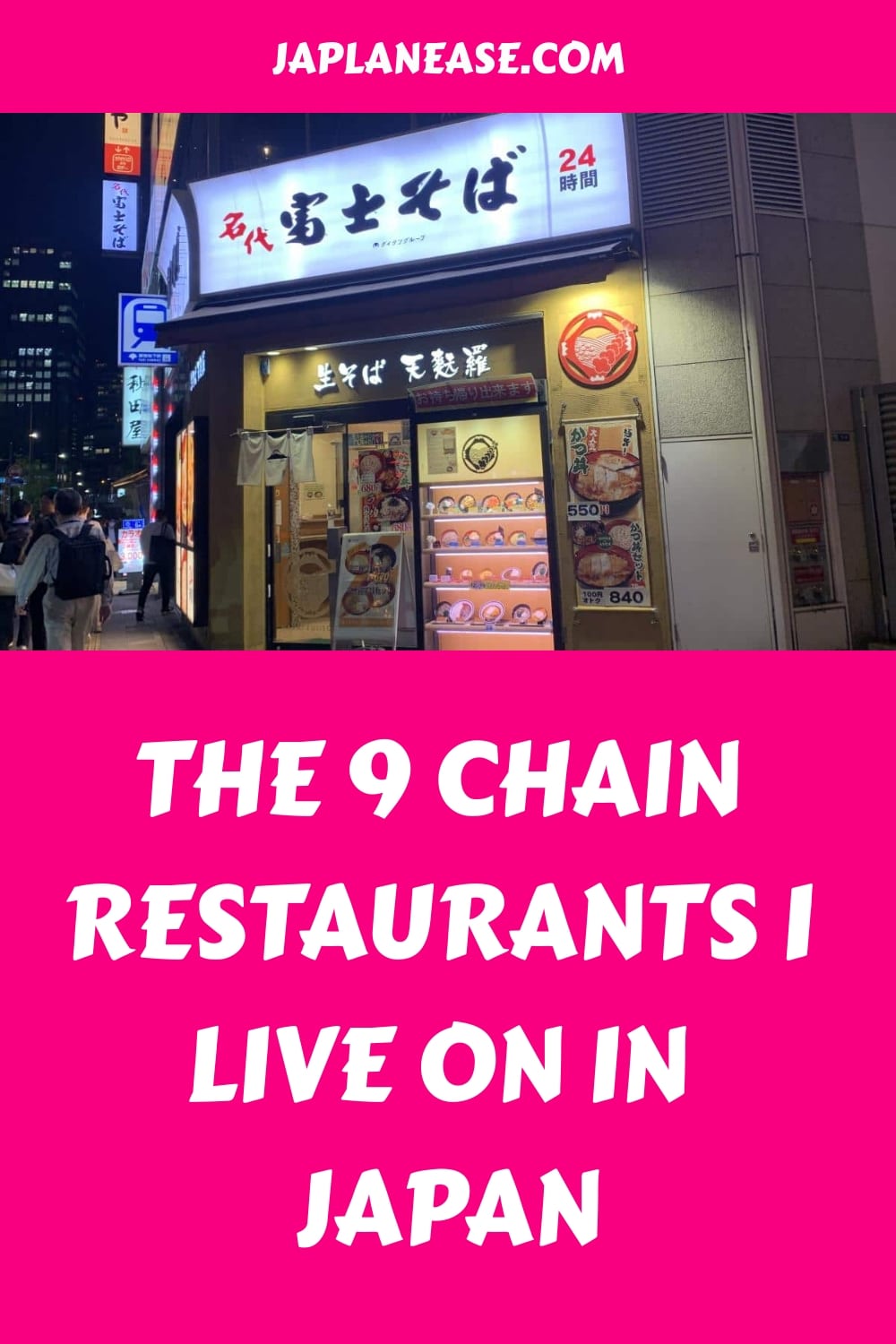 The 9 Chain Restaurants I Live On in Japan - Japlanease